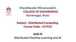 Distributed Machine Learning and AI.pptx