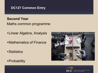 DCU School of Mathematical Sciences | PPT