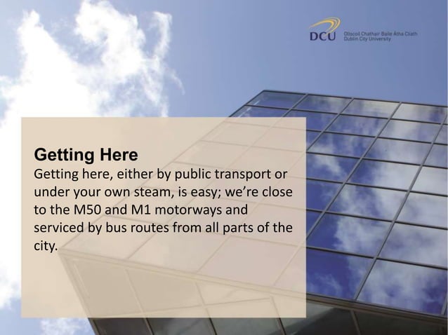 DCU Science Education Presentation | PPT