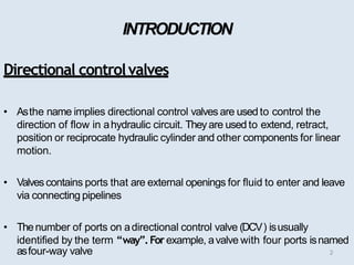 DIRECTION CONTROL VALVE | PPTX