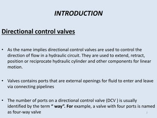 application of Direction control valve in automatic transmission | PPTX