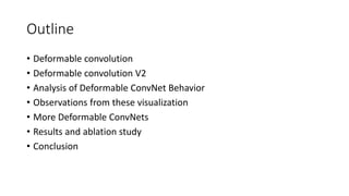 Deformable ConvNets V2, DCNV2 | PPTX