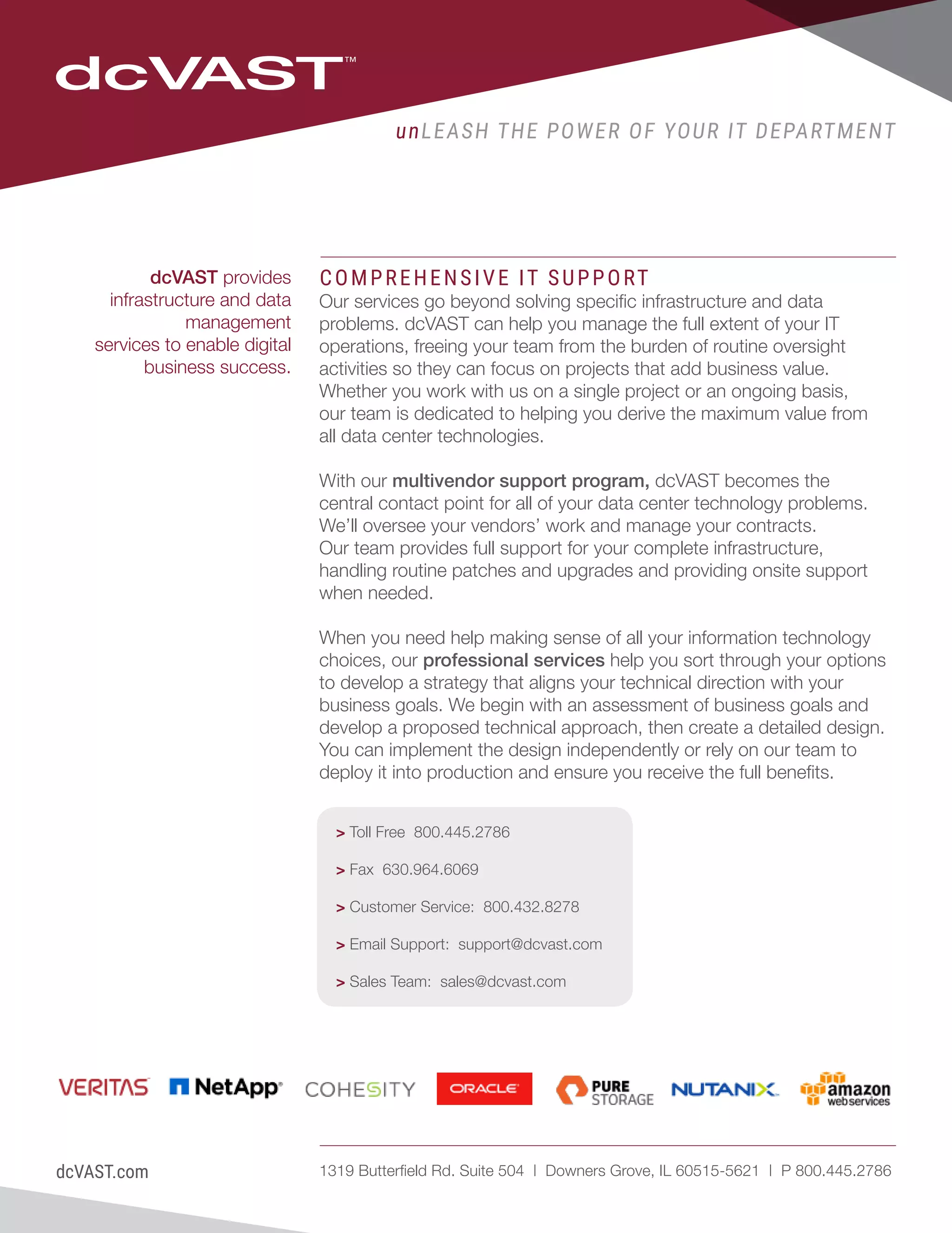 dcVAST Solutions Flyer | PDF