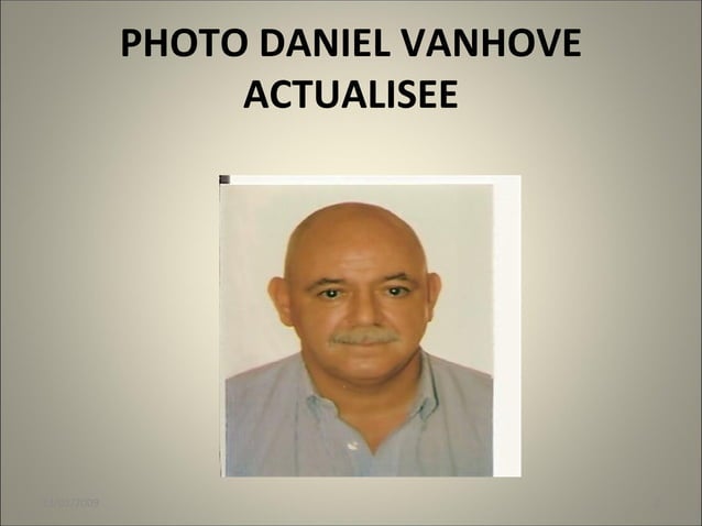 CV DANIEL VANHOVE | PPT