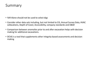 DCVG Dig Selection – Above & Beyond %IR - Ryan Swor | PPTX