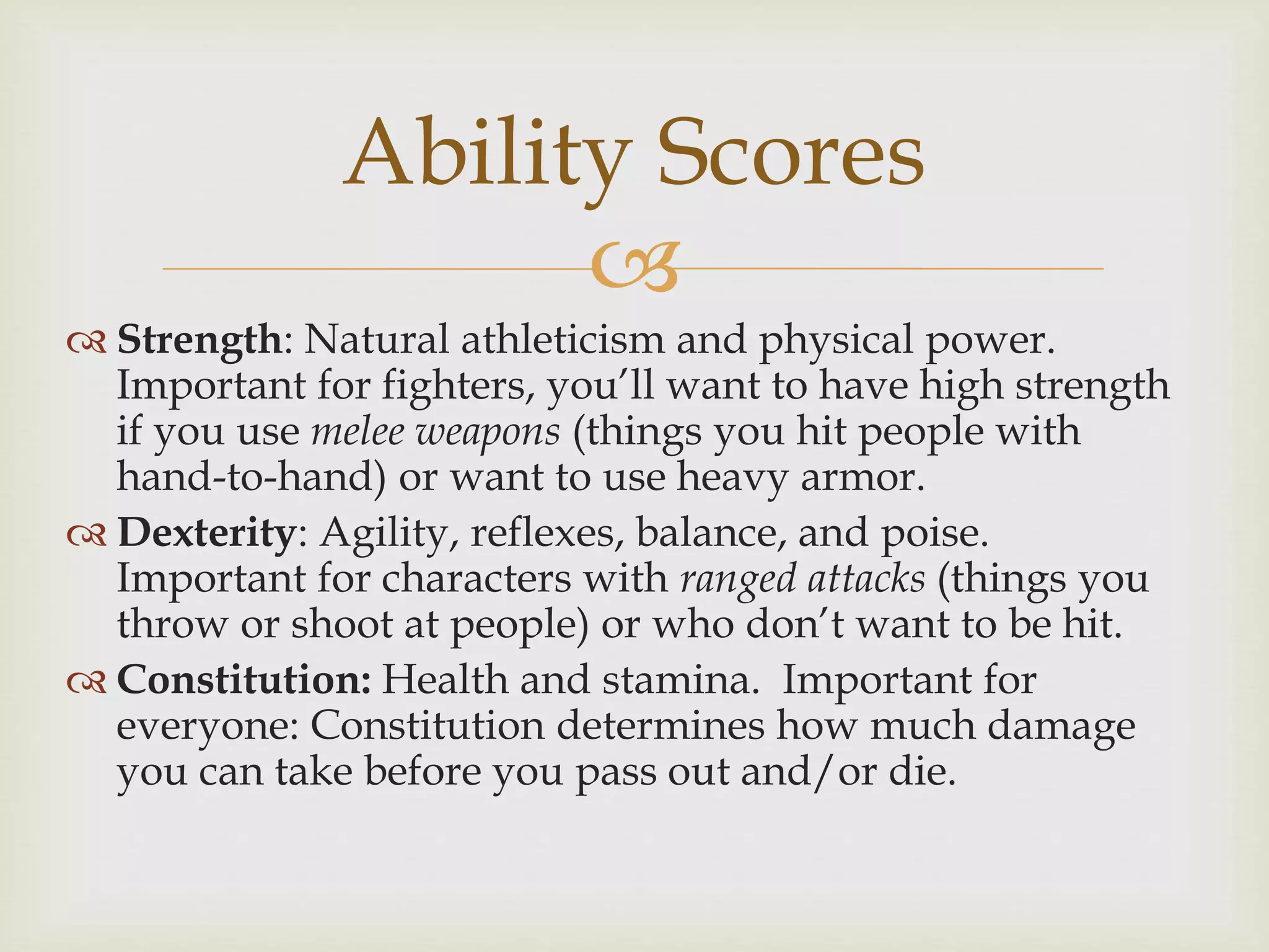 Intro to Dungeons & Dragons: The Very Basics (For my Colleagues) | PPTX