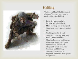 Intro to Dungeons & Dragons: The Very Basics (For my Colleagues) | PPTX