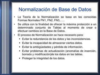 Clase 4 Normalización de Base de Datos | PDF