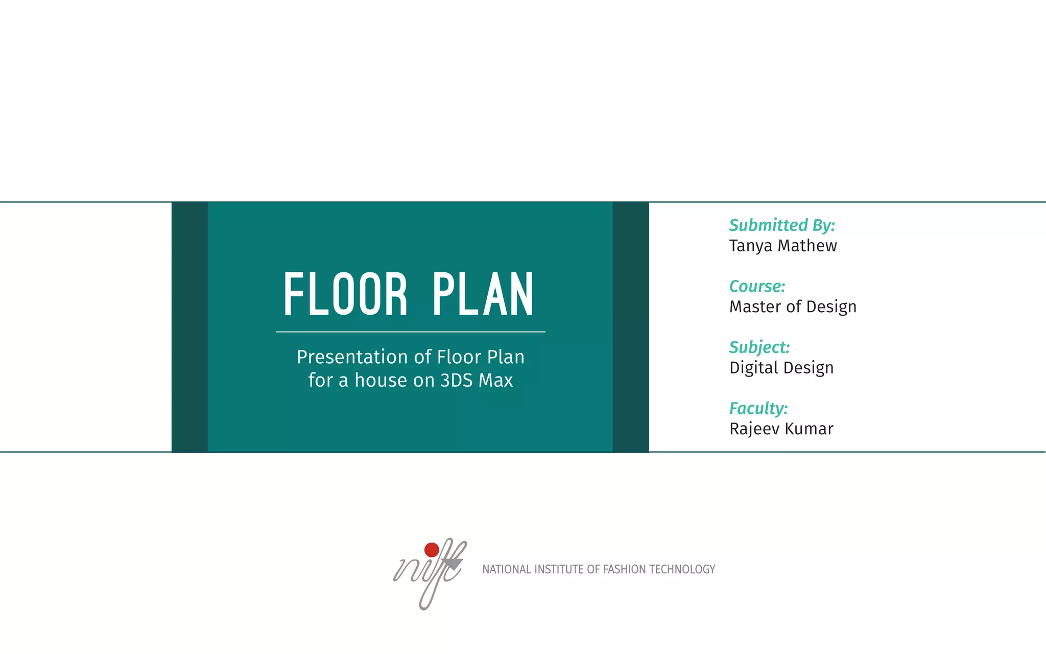Floor Plan: 3DS Max | PDF