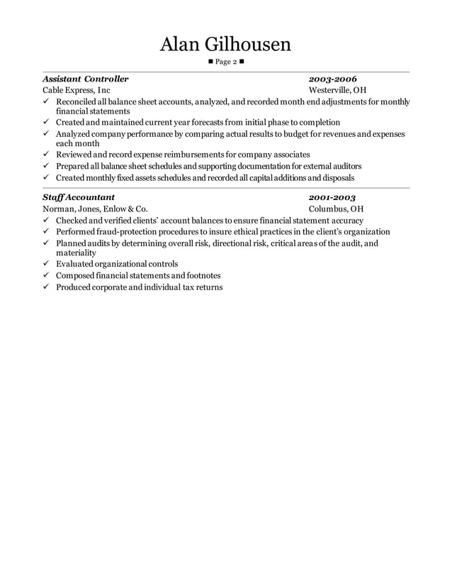 Alan Gilhousen Resume Updated | PDF