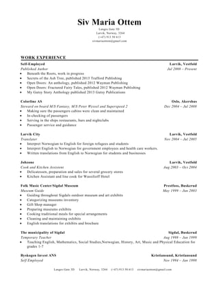 My New Resume | DOC