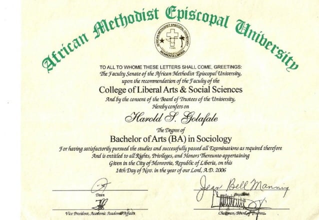 Harold_Golafale_Degree2 | PPT