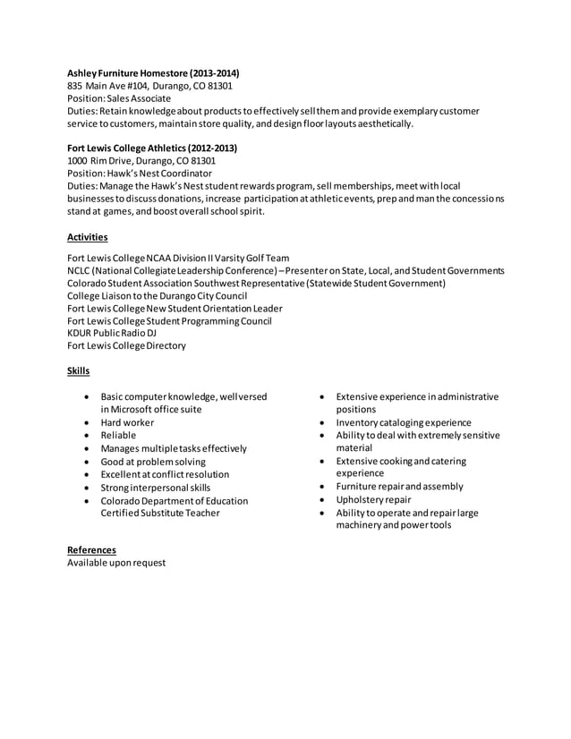 Political Resume | PDF