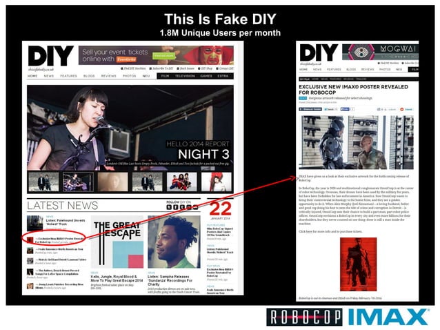 IMAX Robocop Poster_Online reporting_FINAL | PPT