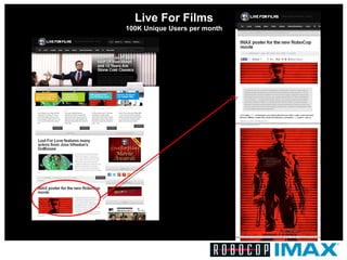 IMAX Robocop Poster_Online reporting_FINAL | PPT