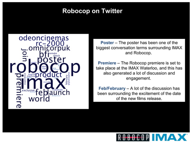 IMAX Robocop Poster_Online reporting_FINAL | PPT