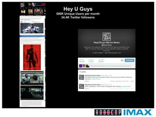 IMAX Robocop Poster_Online reporting_FINAL | PPT