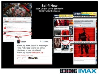 IMAX Robocop Poster_Online reporting_FINAL | PPT