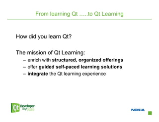 Discover Qt Learning and Certification | PPT