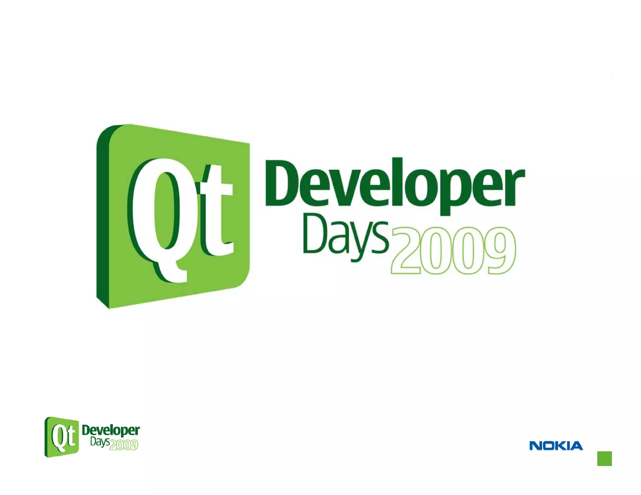 Qt Developer Days 2009 Keynote - Qt Everywhere | PDF | Business ...