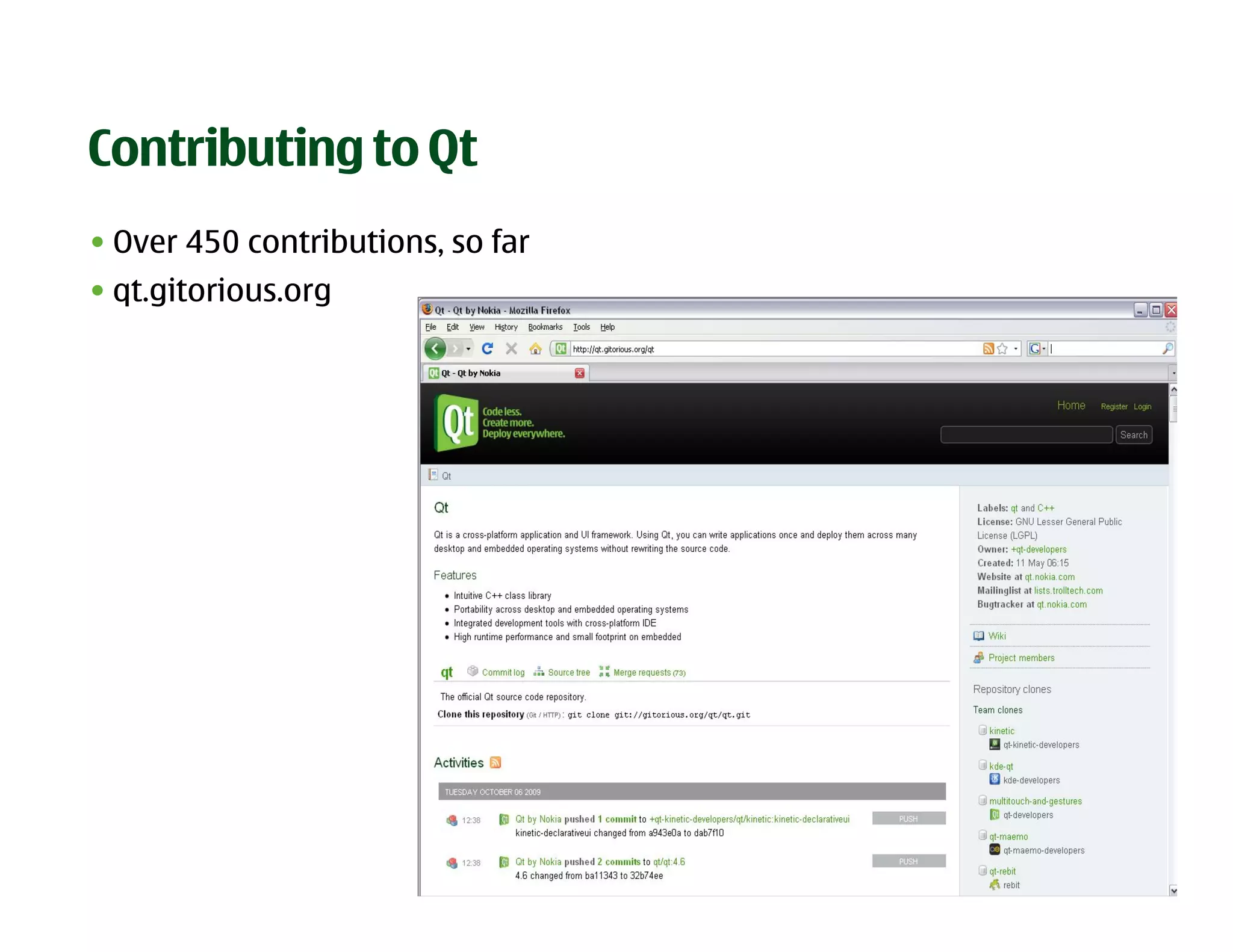 Qt Developer Days 2009 Keynote - Qt Everywhere | PDF | Business ...