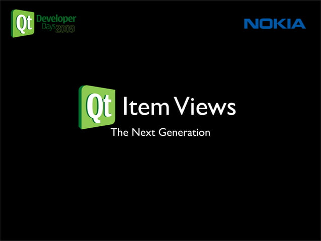 The Next Generation Qt Item Views | PPT