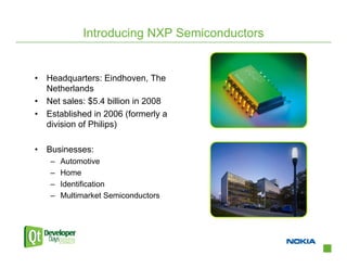 Qt Experiences on NXP's Connetcted TV Platforms | PDF