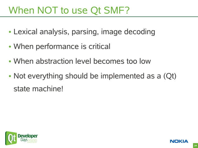 Qt State Machine Framework | PPT