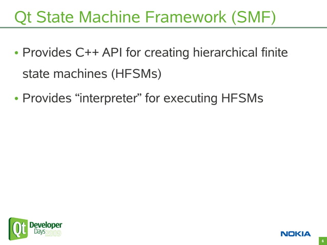 Qt State Machine Framework Ppt