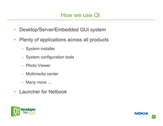 Qt and the Red Flag Linux Distro | PDF