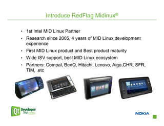 Qt and the Red Flag Linux Distro | PDF