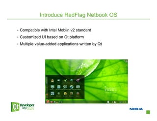Qt and the Red Flag Linux Distro | PDF
