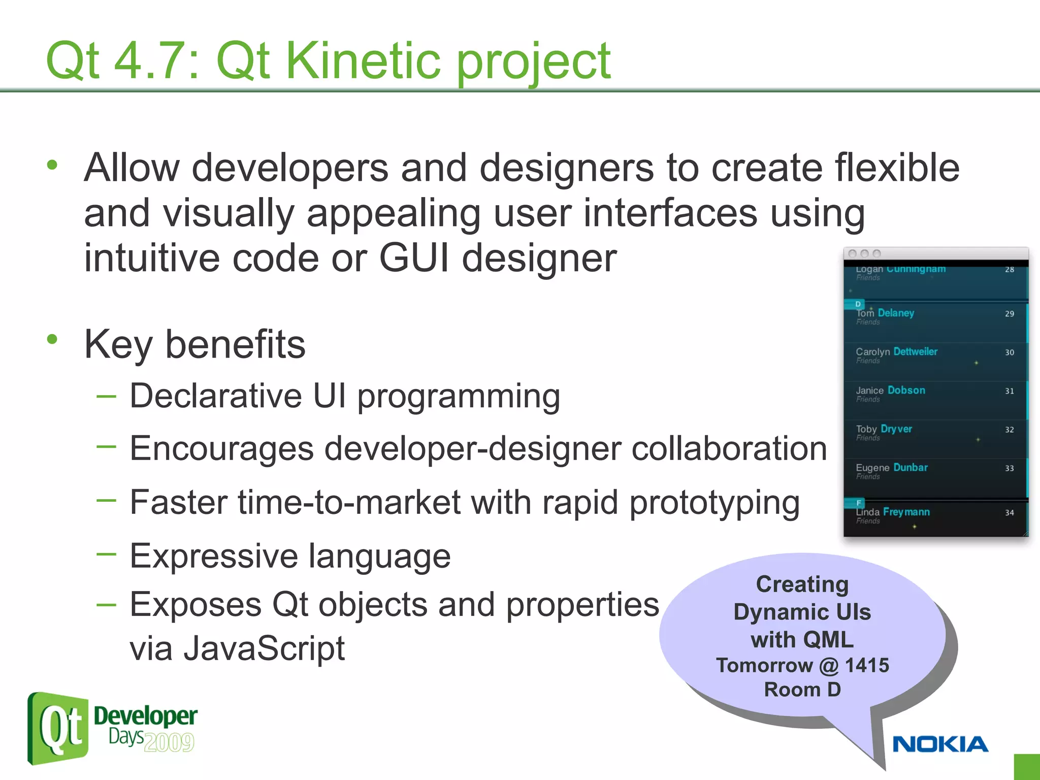 The Roadmap: Next Generation Qt | PDF