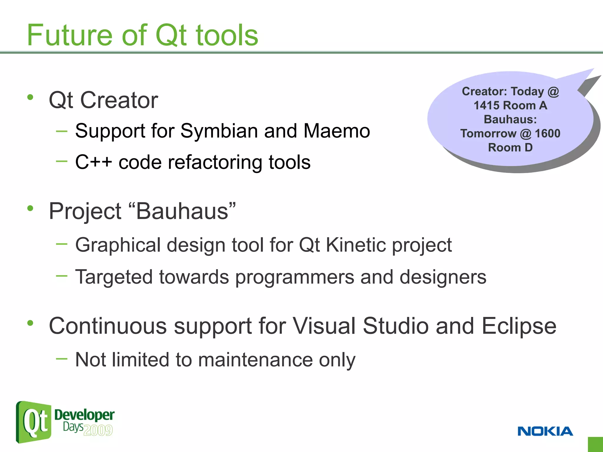 The Roadmap: Next Generation Qt | PDF