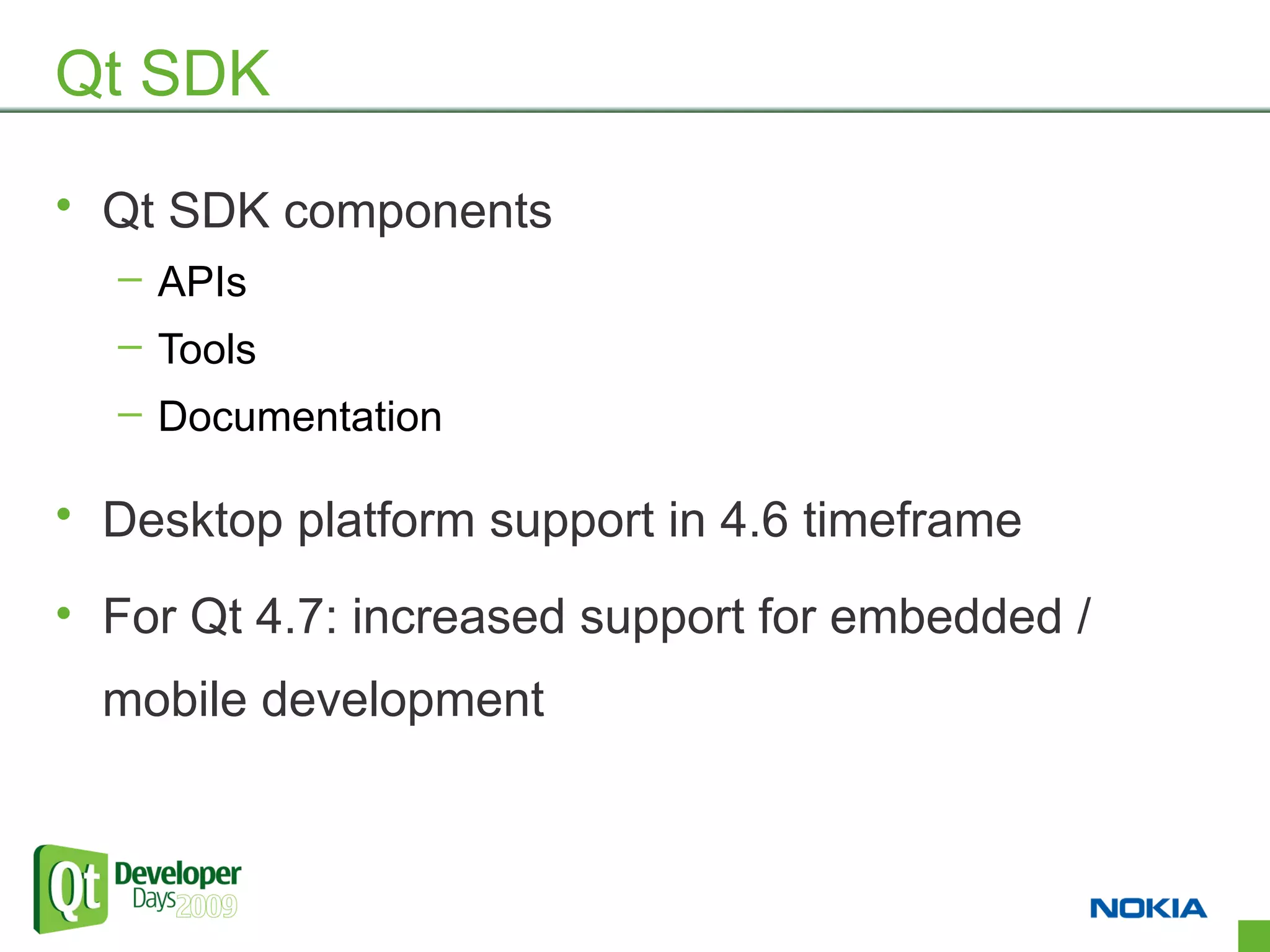 The Roadmap: Next Generation Qt | PDF