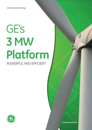 GEA32208 GEs 3MW Platform_Brochure_R6 | PDF