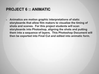 DD101 Storyboards | PPT