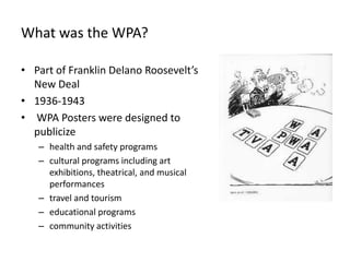 DD114 WPA Poster Art | PPTX | Antiquing and Antiques | Hobbies & Interests