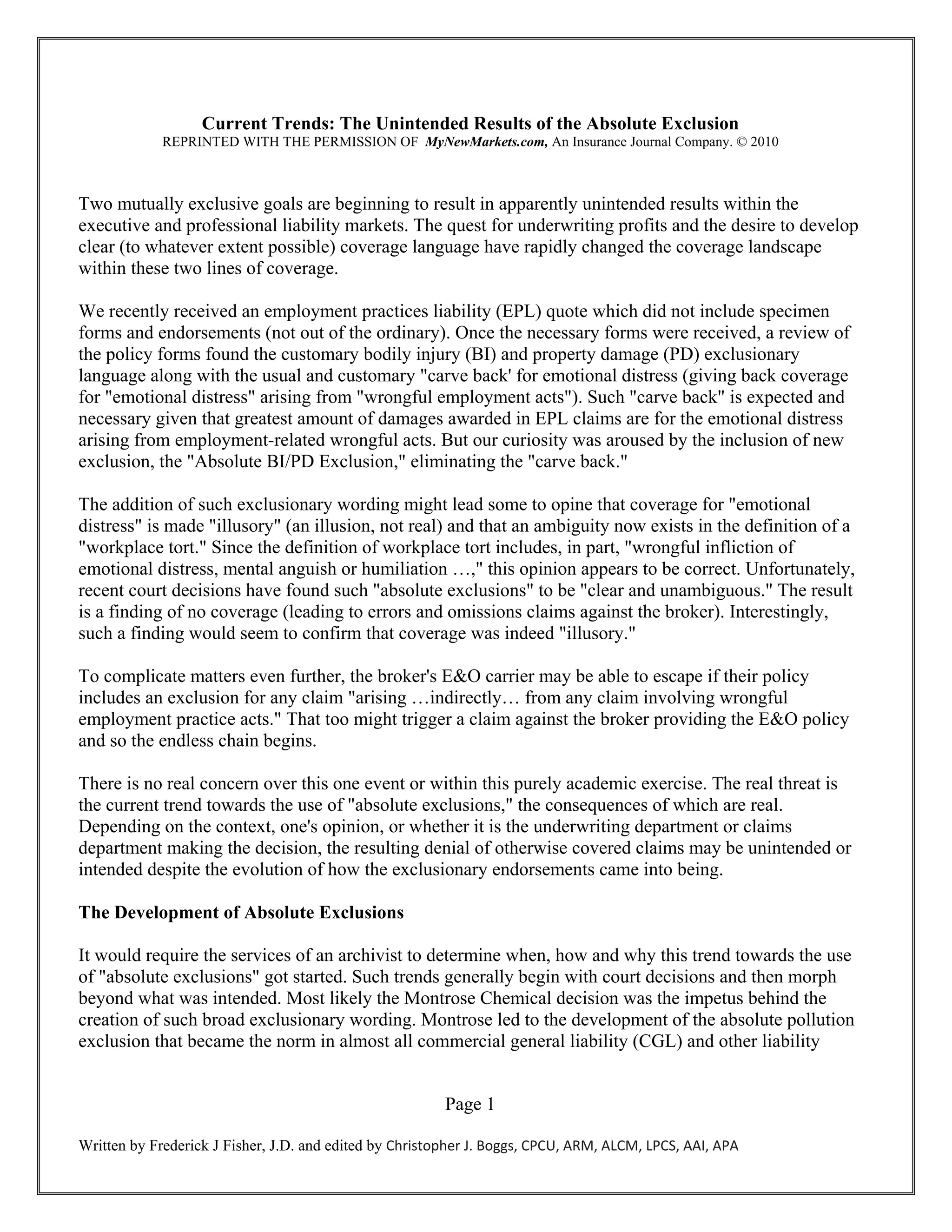 Absolute Exclusions-Published Cl ver | PDF