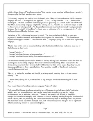 Absolute Exclusions-Published Cl ver | PDF