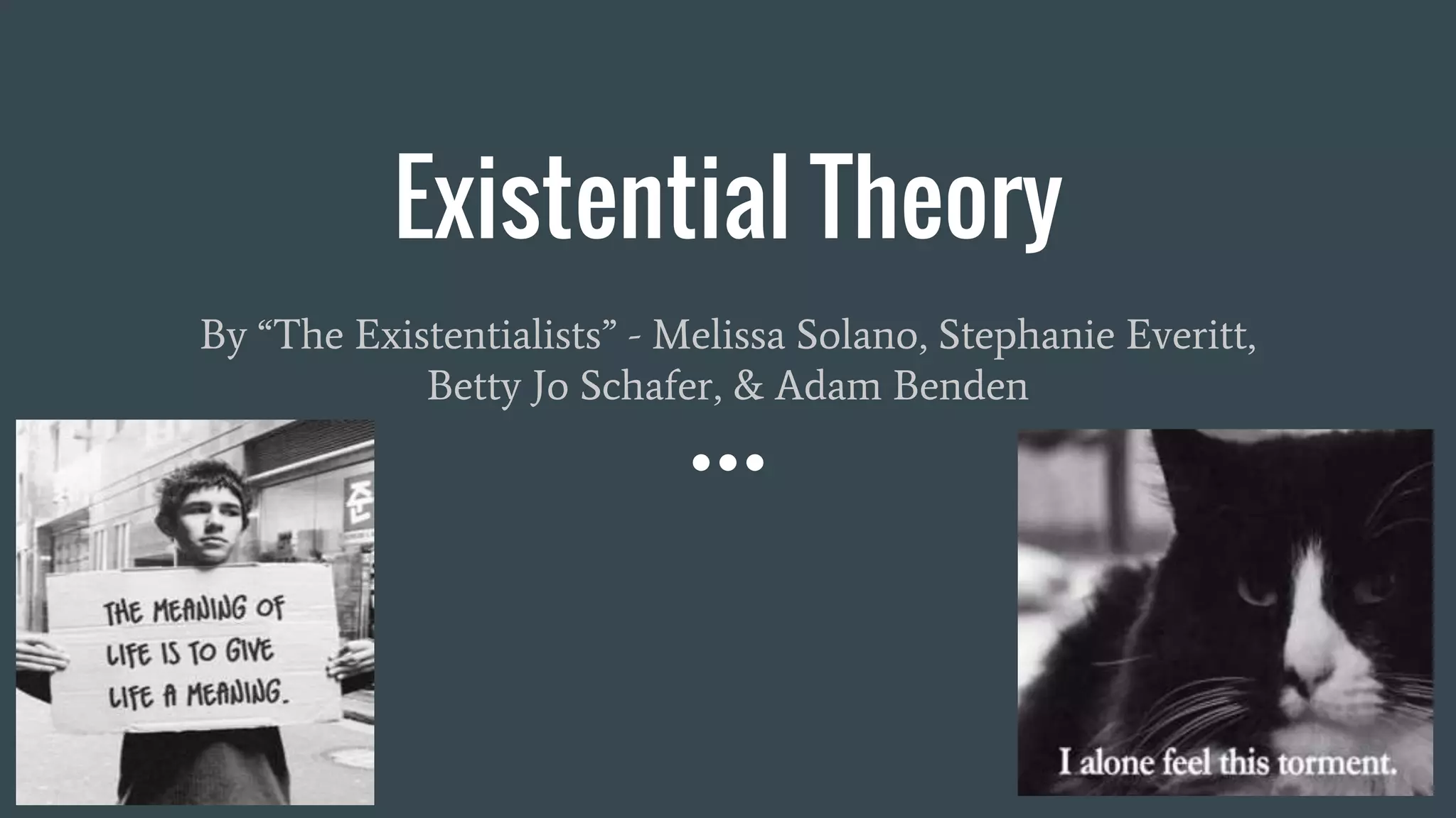 Existential Theory - Case Analysis and Intervention Plan | PPTX