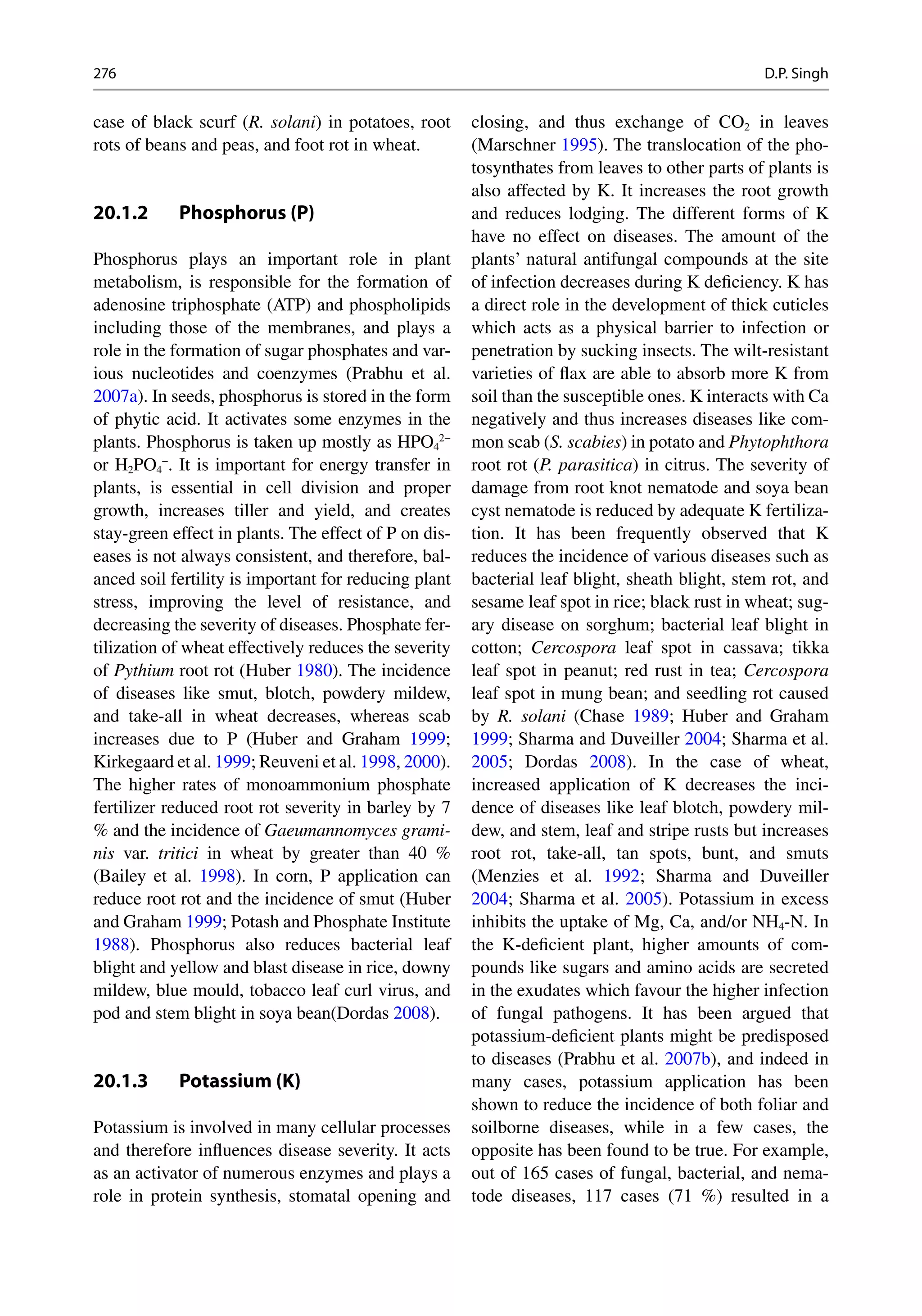 Chapter Plant Nutrition and Diseases | PDF