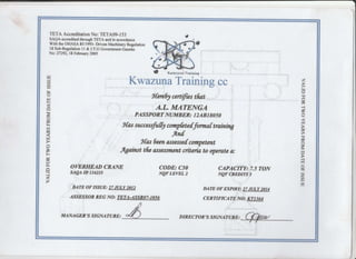 10 Overhead crane operator | PDF