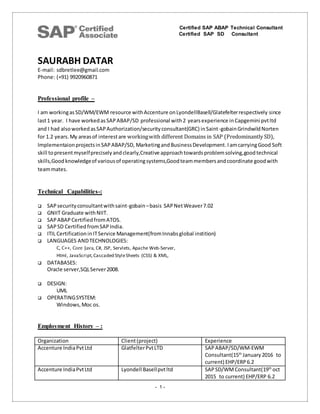 SD_WM_SAURABH_Datar | PDF