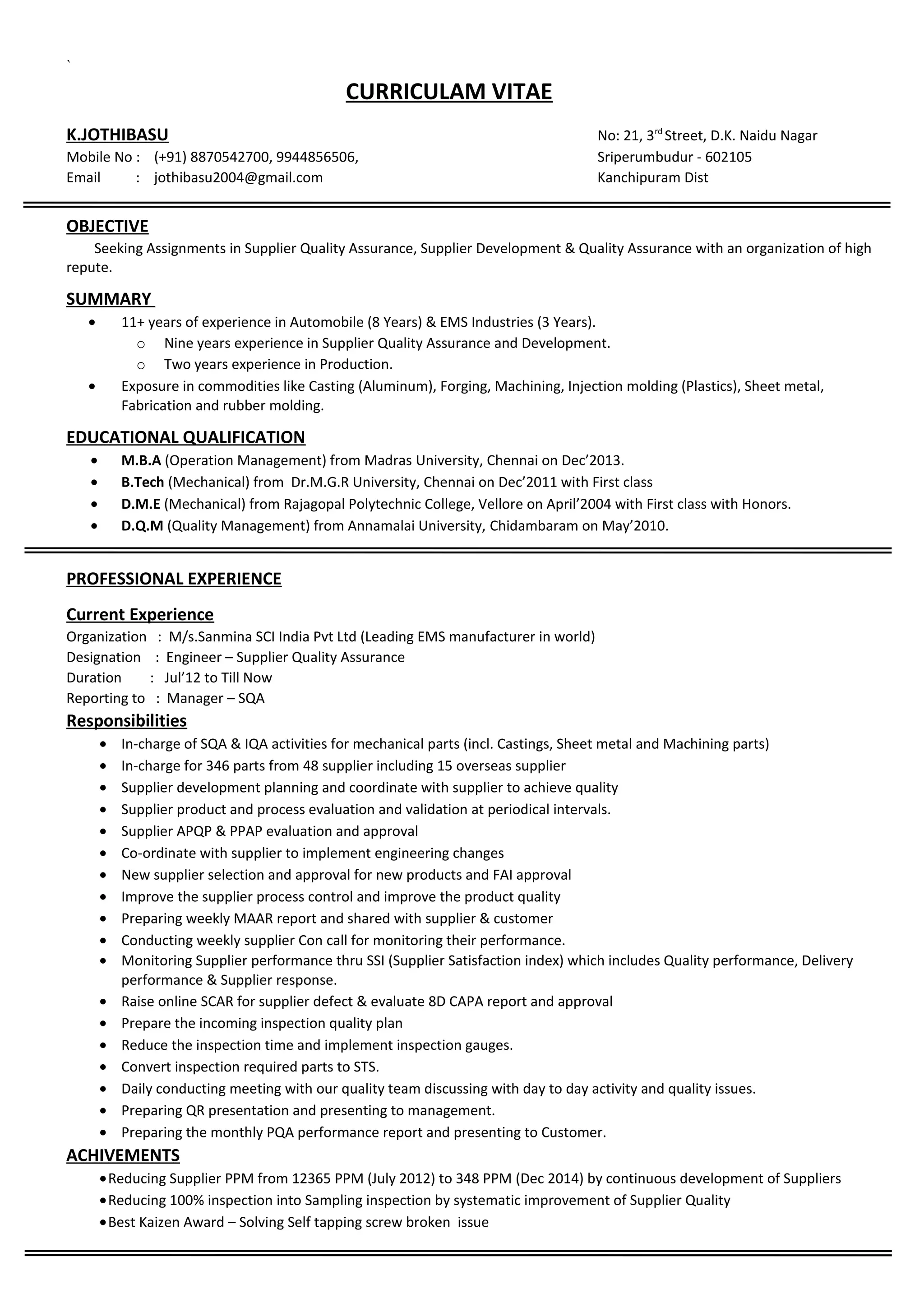 JB Resume | PDF