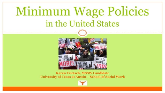 Minimum Wage Presentation Policy Conference | PPTX