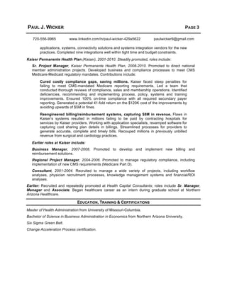 Wicker, Paul EXPANDED RESUME | PDF