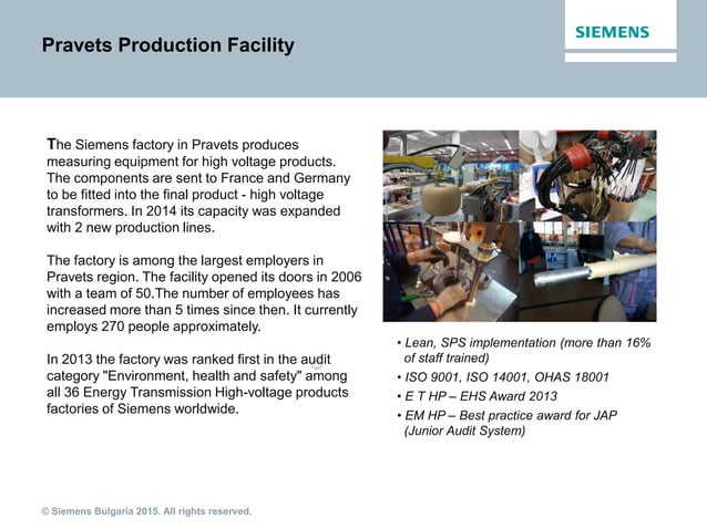 Siemens_BG_presentation_2015 | PPT