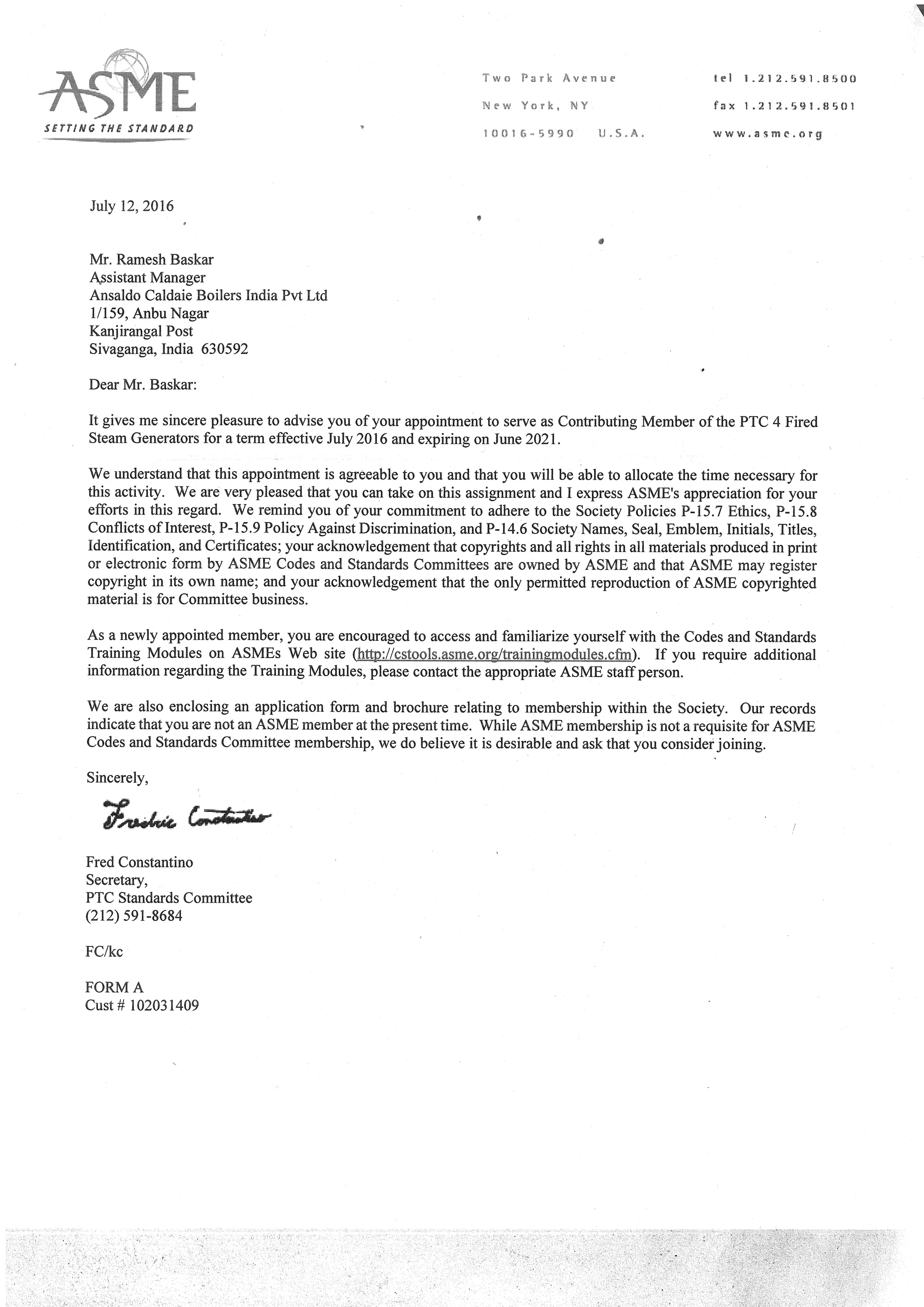 ASME PTC 4 Contributing memeber | PDF