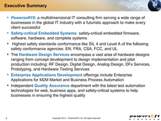 Powersoft19 Overview - 2013 | PPT